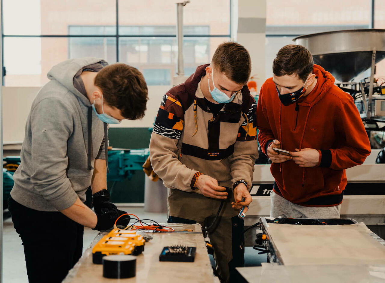 From Batteries to Backlights: Electronics Team is Working and Playing Hard